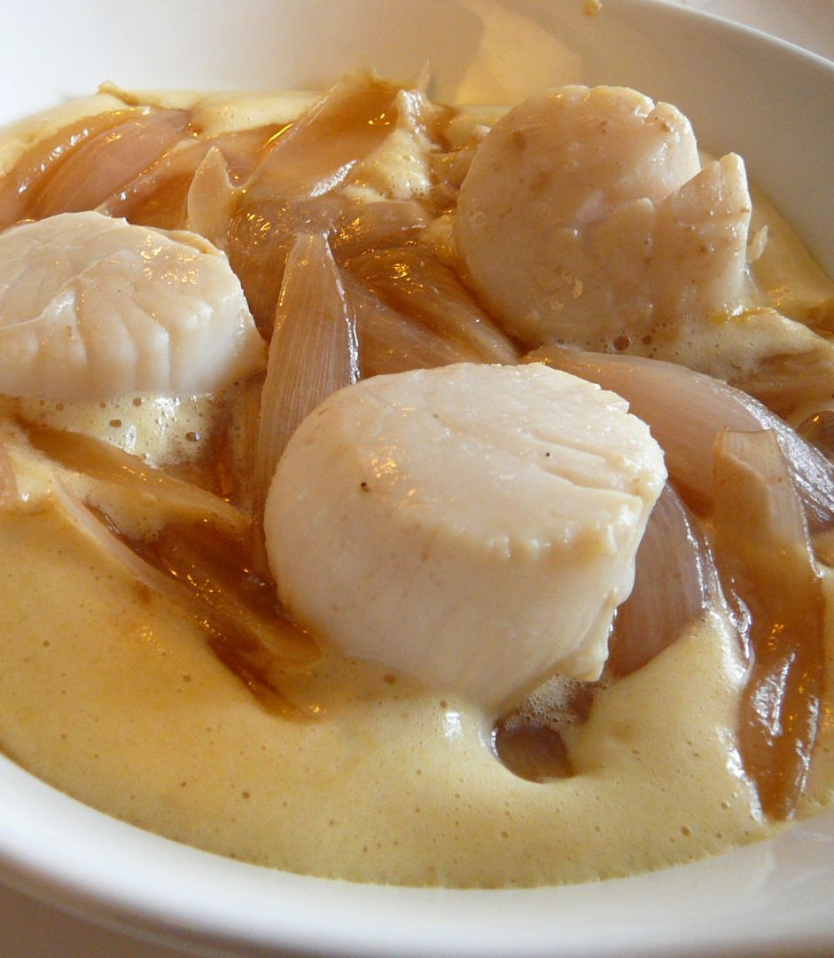 Noix de Saint Jacques au Rivesaltes ambré - La cuisine de Stéphanie